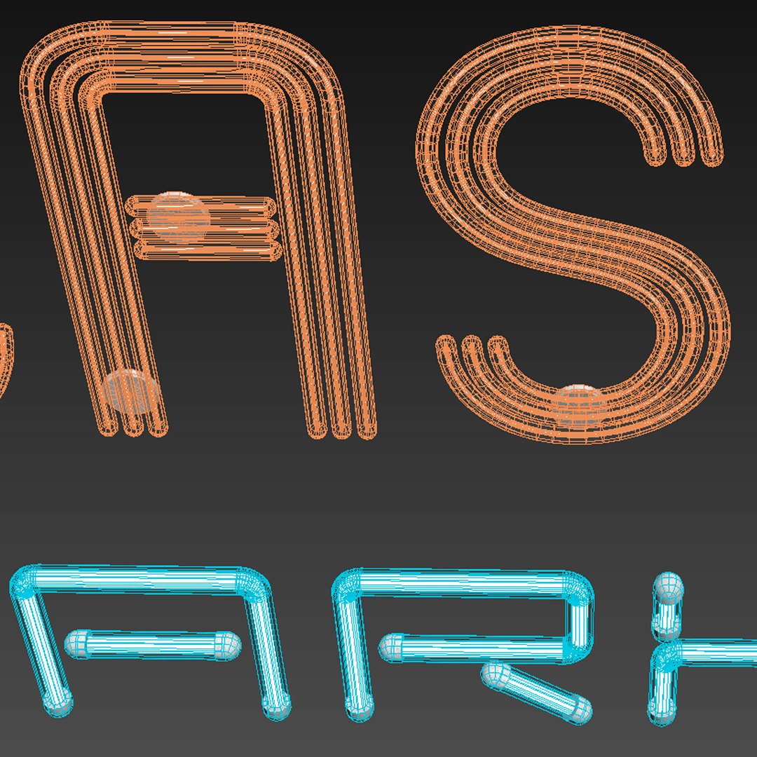 3D Model Light Modules Set 107 Neon - TurboSquid 1805155