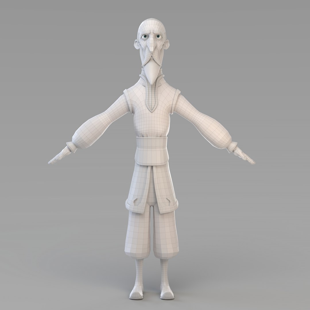 Old Wizard Model - TurboSquid 1620248