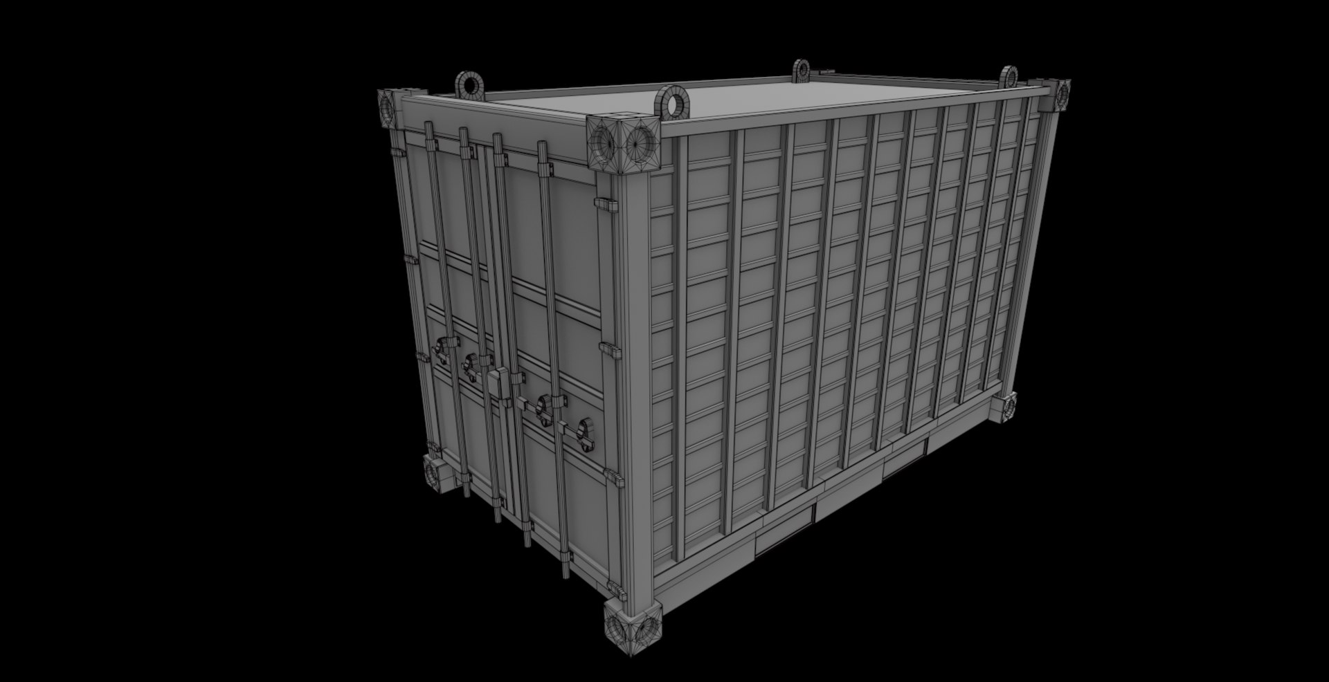 3D Military Container 01 Model - TurboSquid 2299389