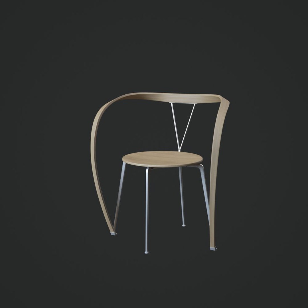 3d Model Of Revers Chair