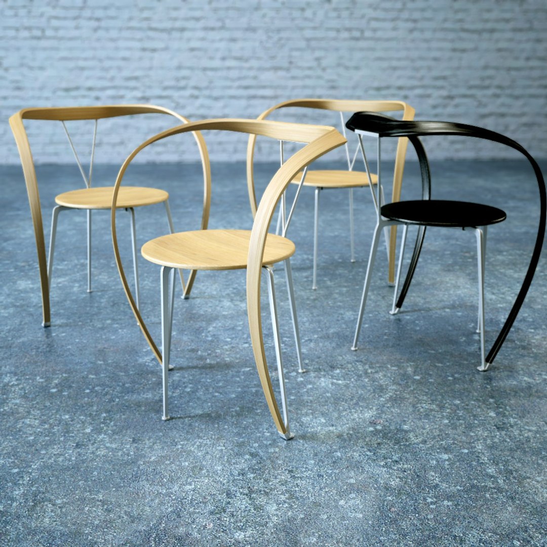 3d Model Of Revers Chair