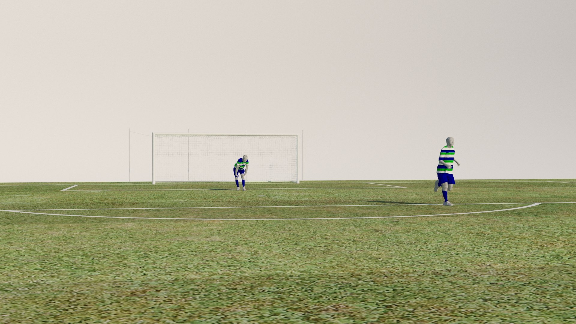 3D Football Soccer Complete Pitch Players - TurboSquid 1869764