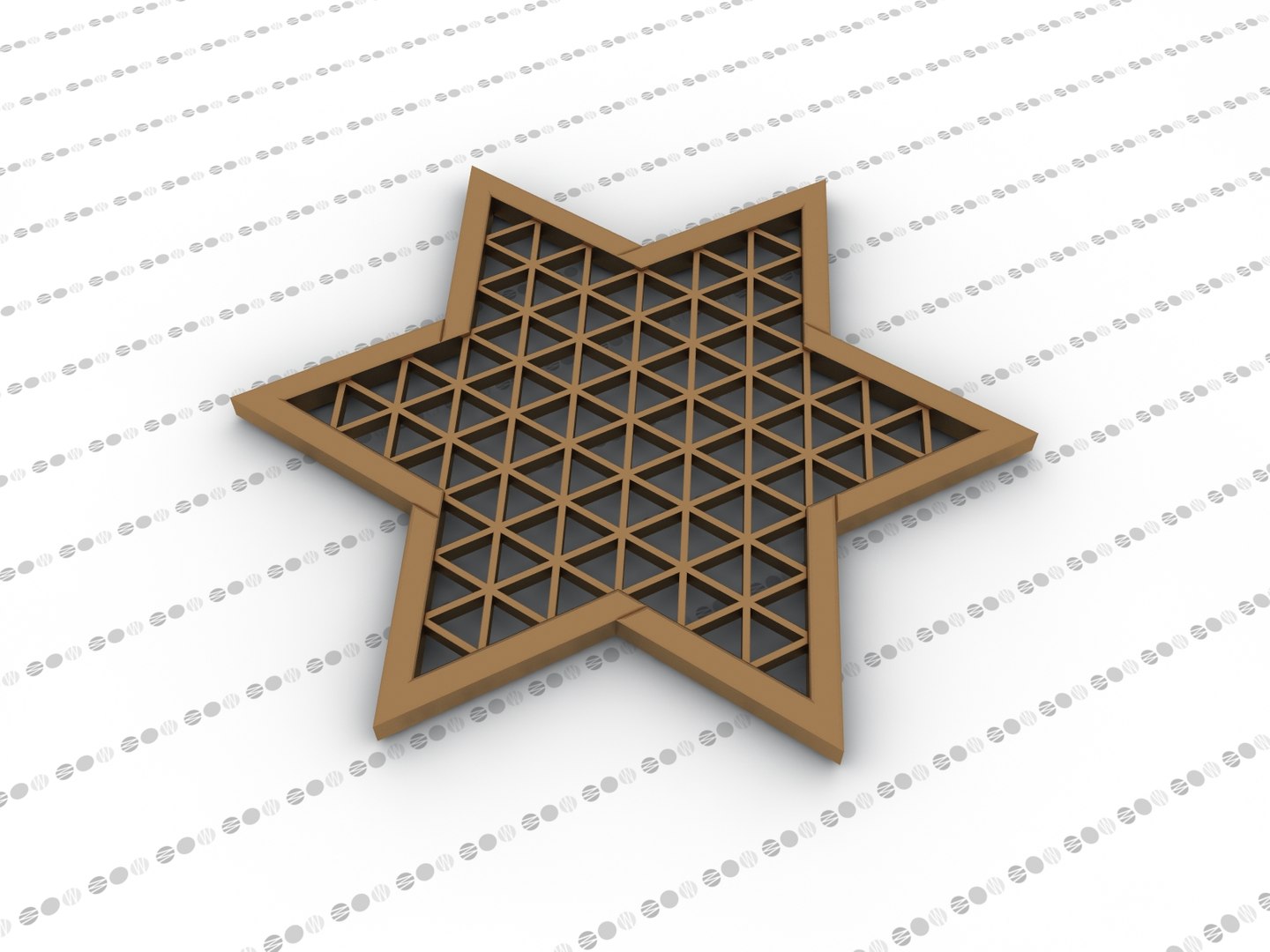 3D star david - TurboSquid 1417264