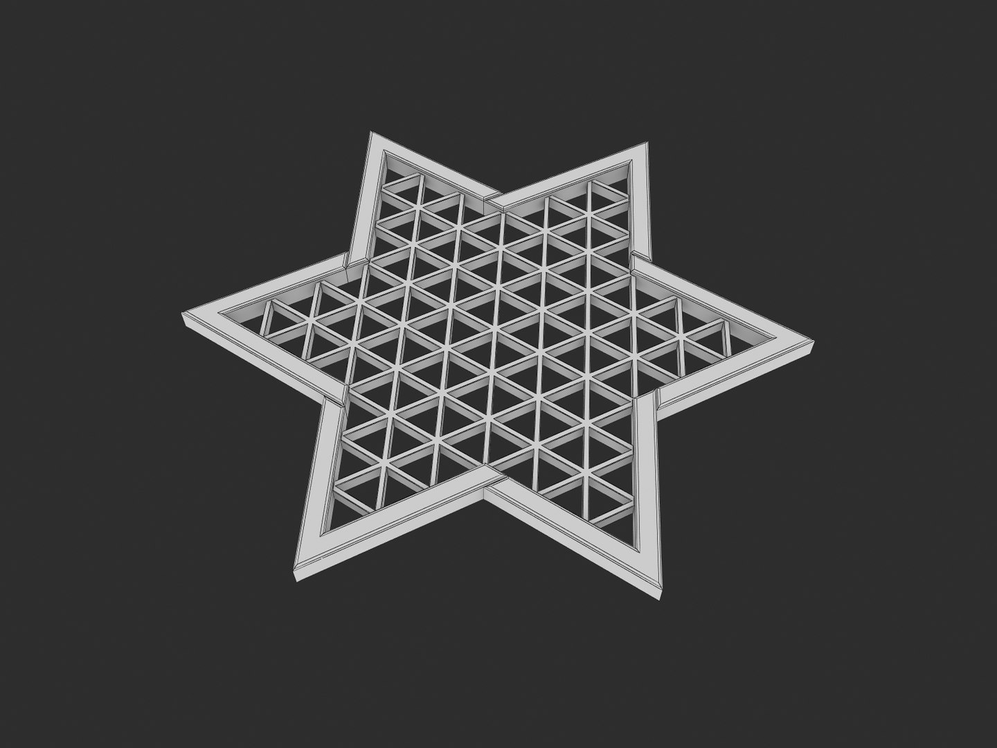 3D star david - TurboSquid 1417264