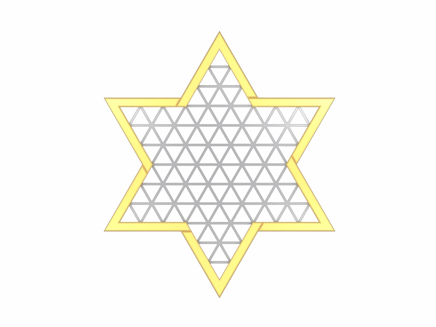 3D star david - TurboSquid 1417264