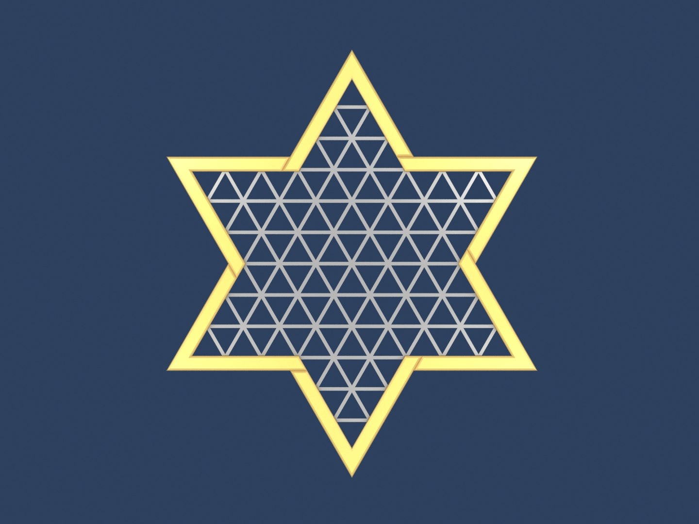 3D star david - TurboSquid 1417264