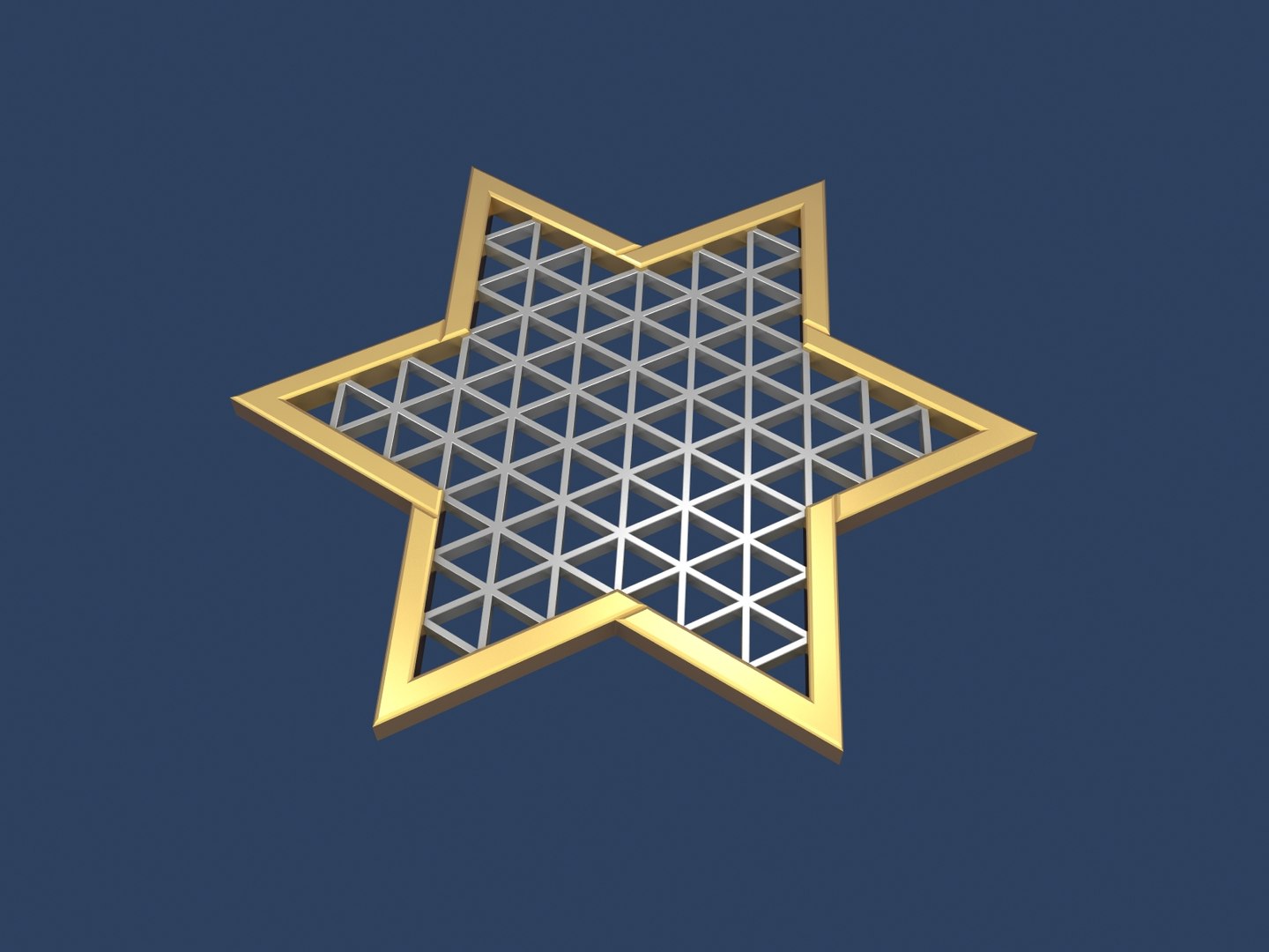 3D star david - TurboSquid 1417264