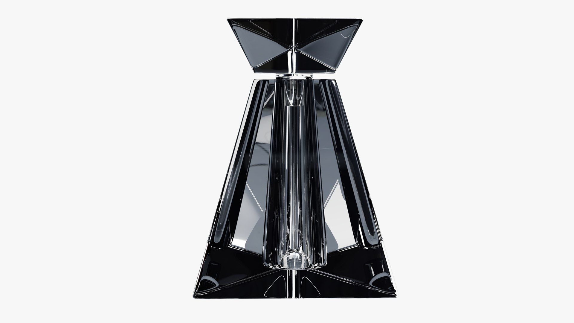 3D Art Deco Perfume Bottle Triangular Model - TurboSquid 2297266