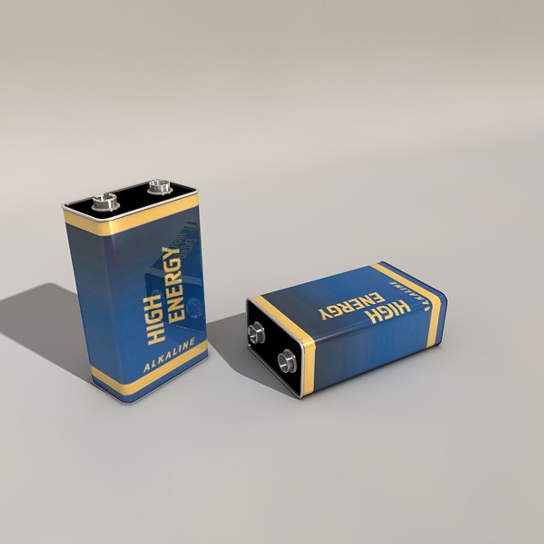 9 battery 3d c4d
