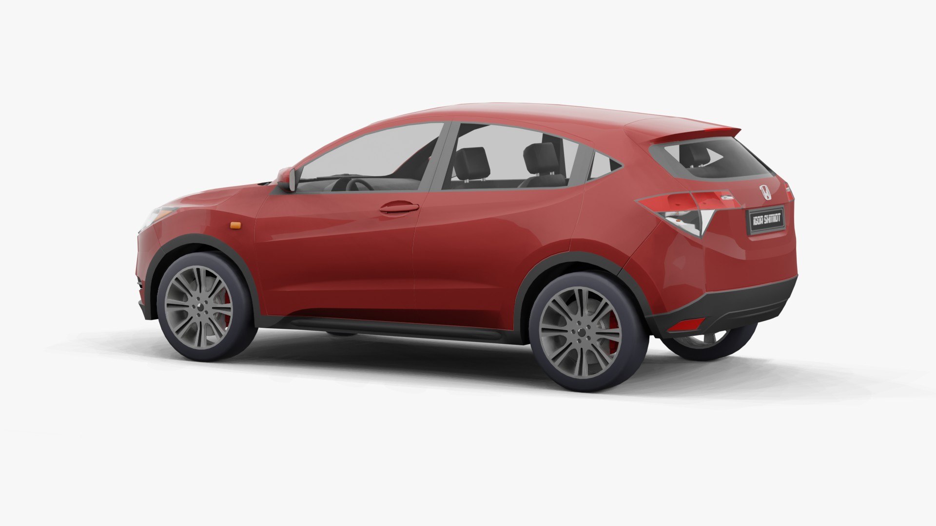 3D Honda HRV 2016 Lowpoly - TurboSquid 1971645