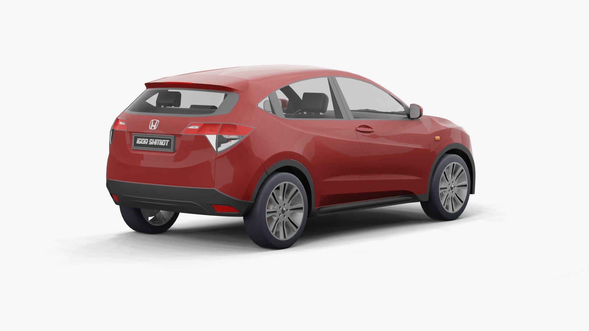 3D Honda HRV 2016 Lowpoly - TurboSquid 1971645