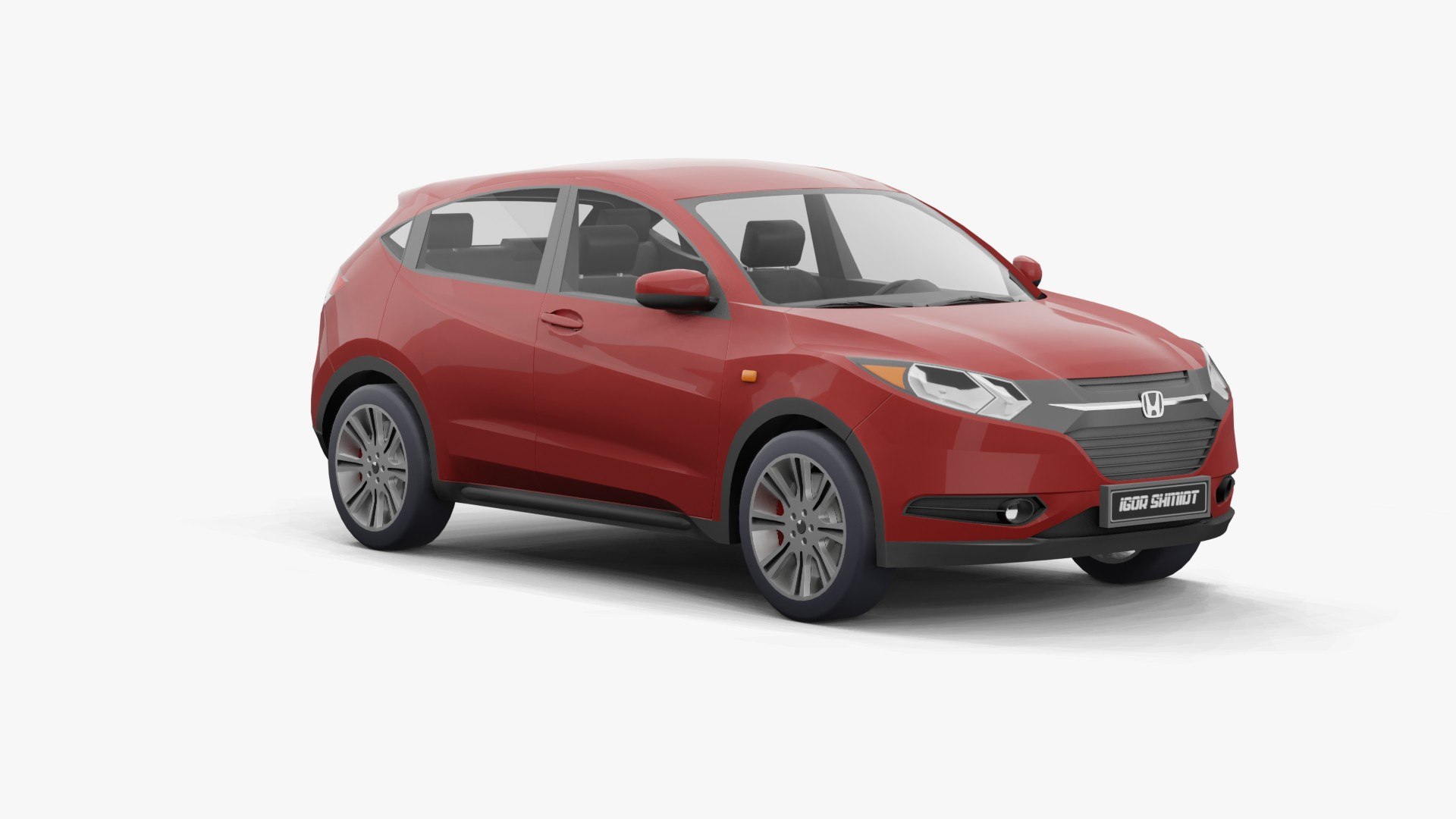 3D Honda HRV 2016 Lowpoly - TurboSquid 1971645