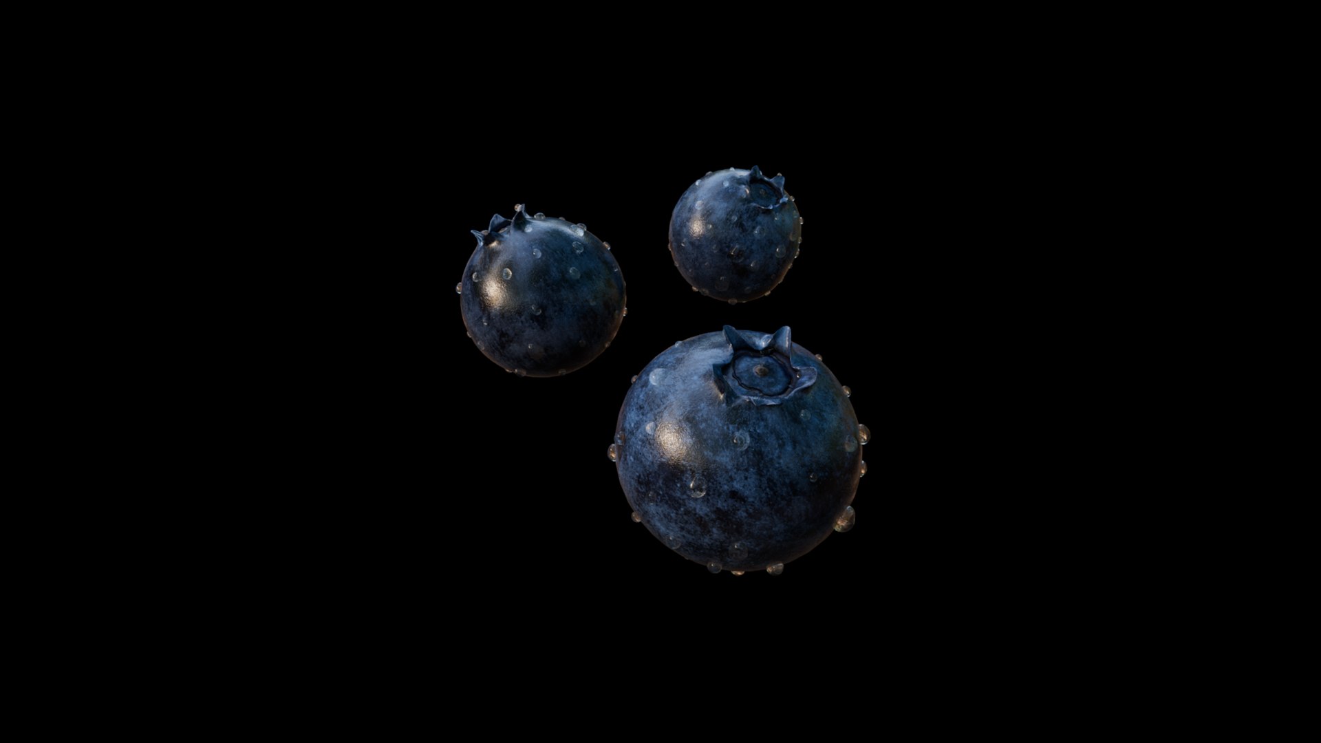 3D Blueberry - TurboSquid 1844232