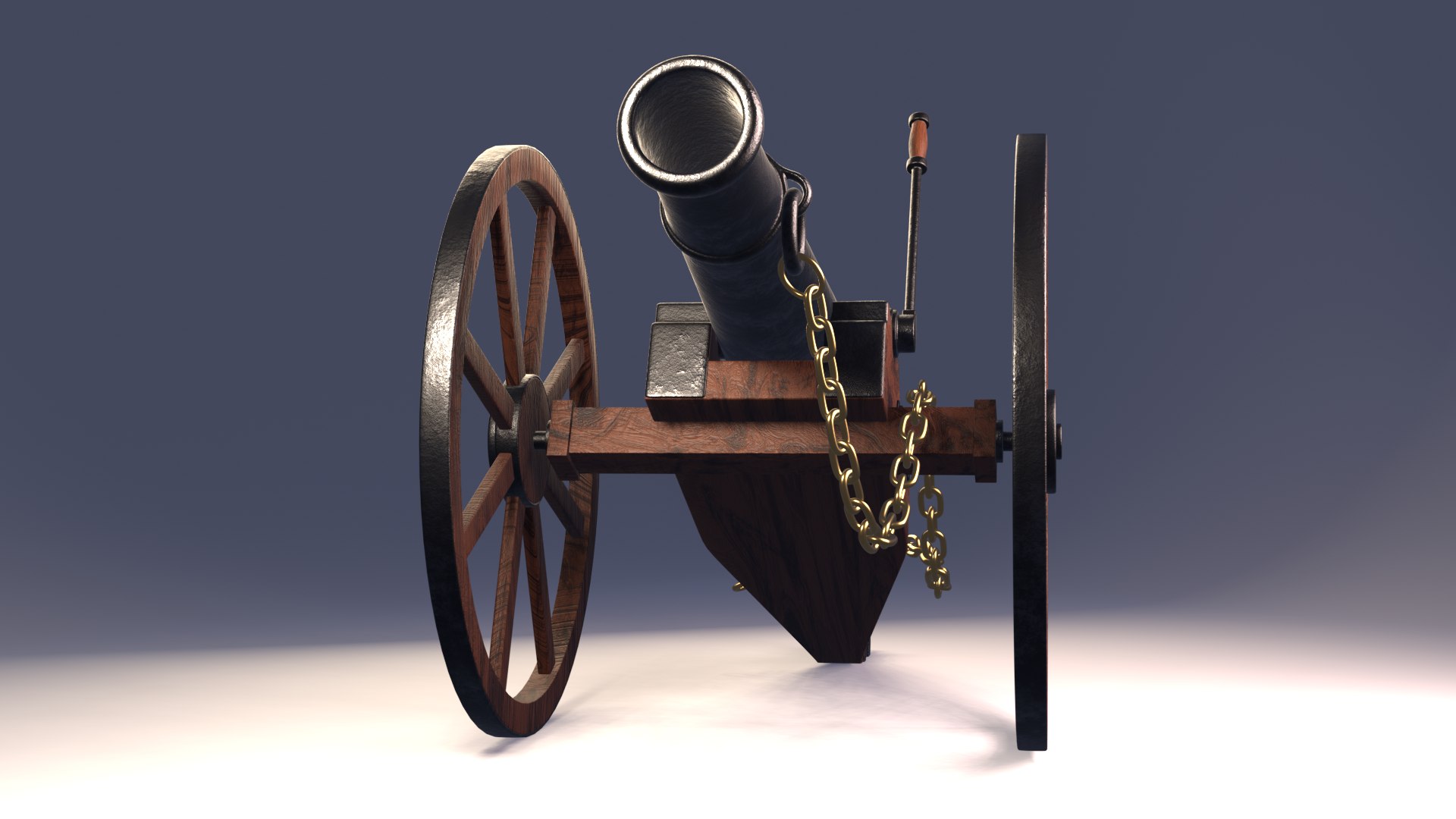 Ramadan Cannon 3D Model - TurboSquid 2053503