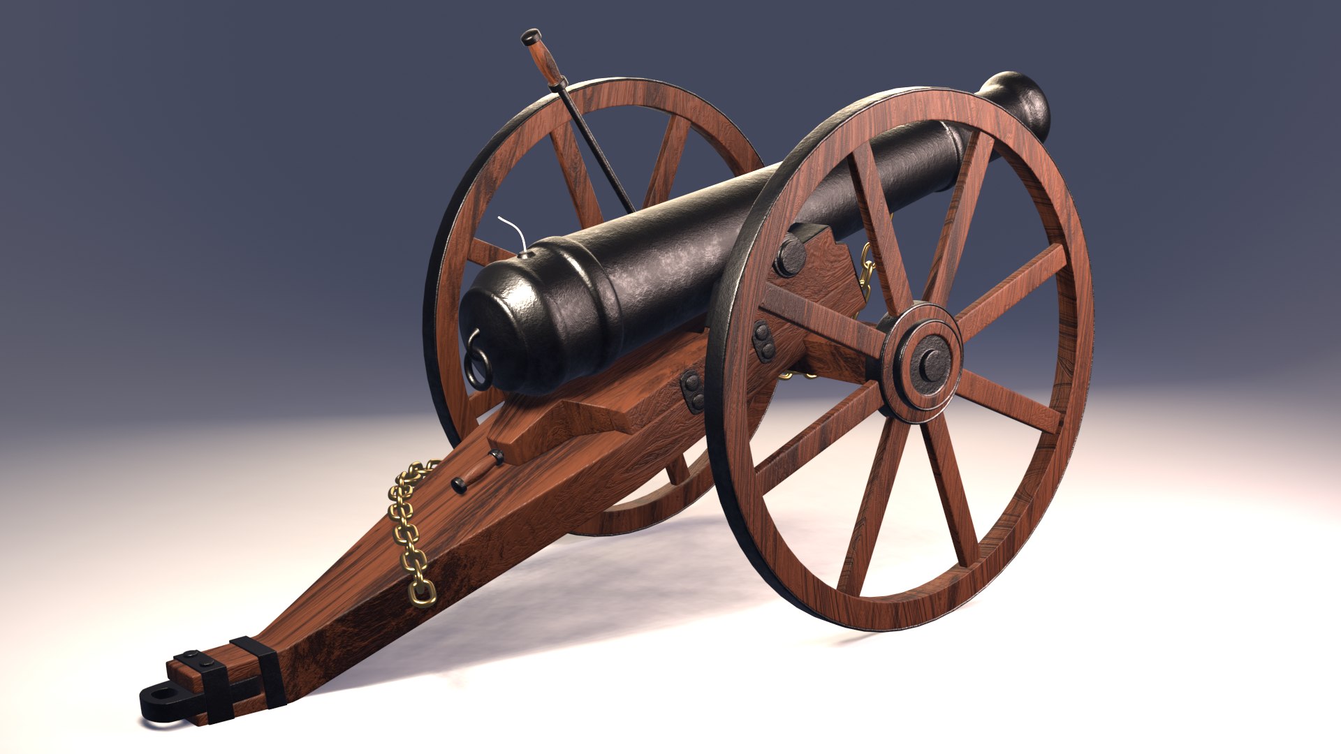Ramadan Cannon 3D Model - TurboSquid 2053503