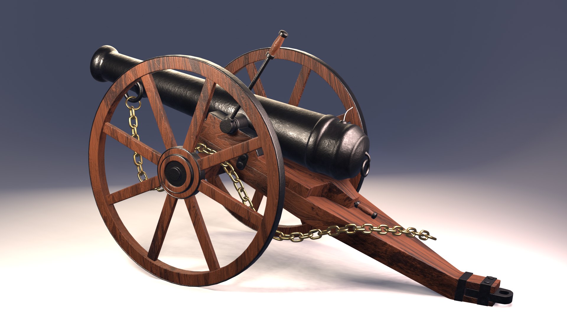 Ramadan Cannon 3D Model - TurboSquid 2053503
