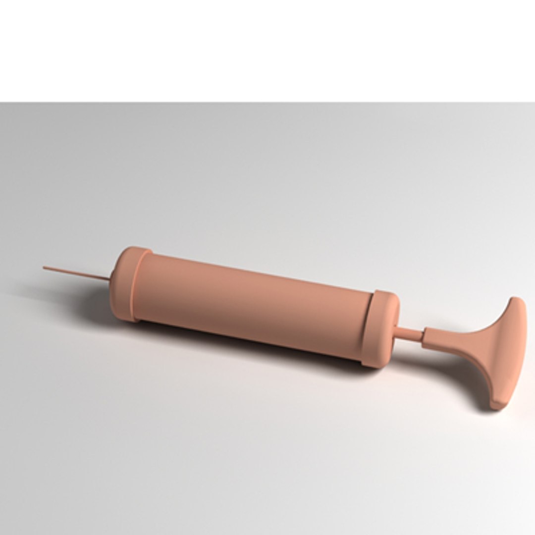 3d Model Of Hand Air Pump
