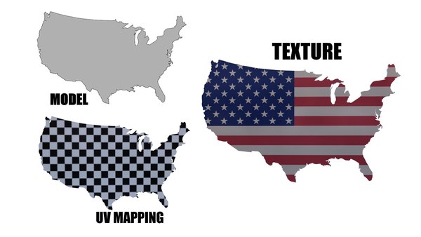 3D United states map model - TurboSquid 1885205