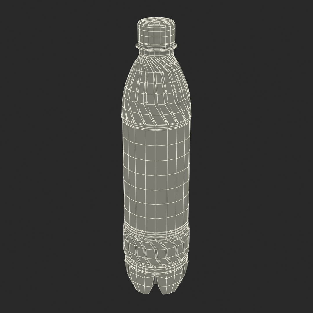 3d Plastic Water Bottle Model