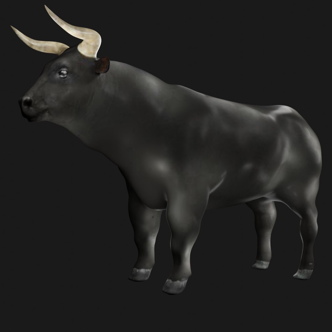 Bull Ox Rigged Model - TurboSquid 1665265