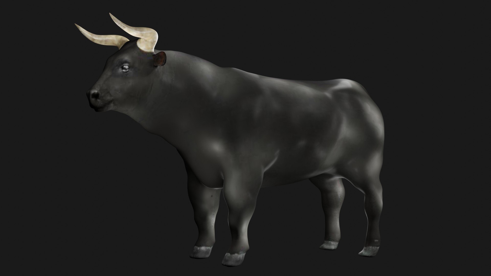 Bull Ox Rigged Model - TurboSquid 1665265