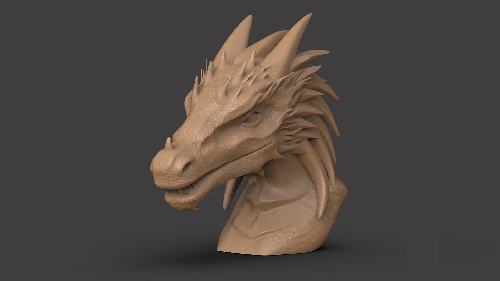 Dragon Bust 3D Model - TurboSquid 2131306