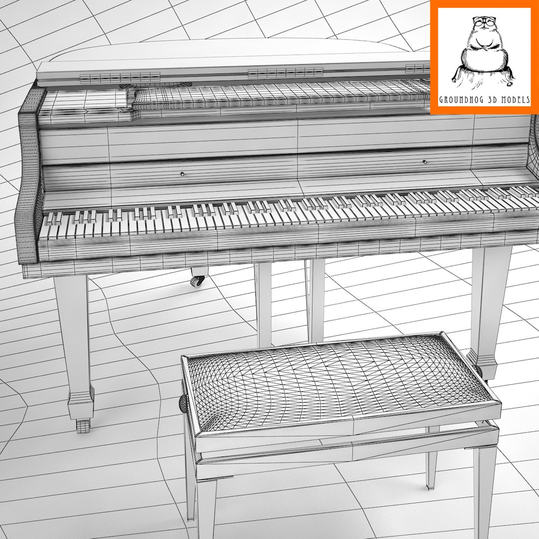 3d Model Piano