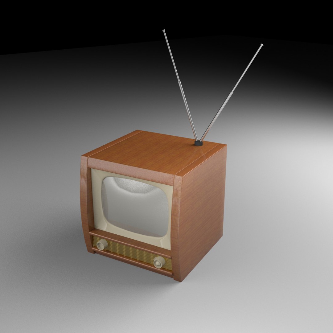 Old Tv 3d Max