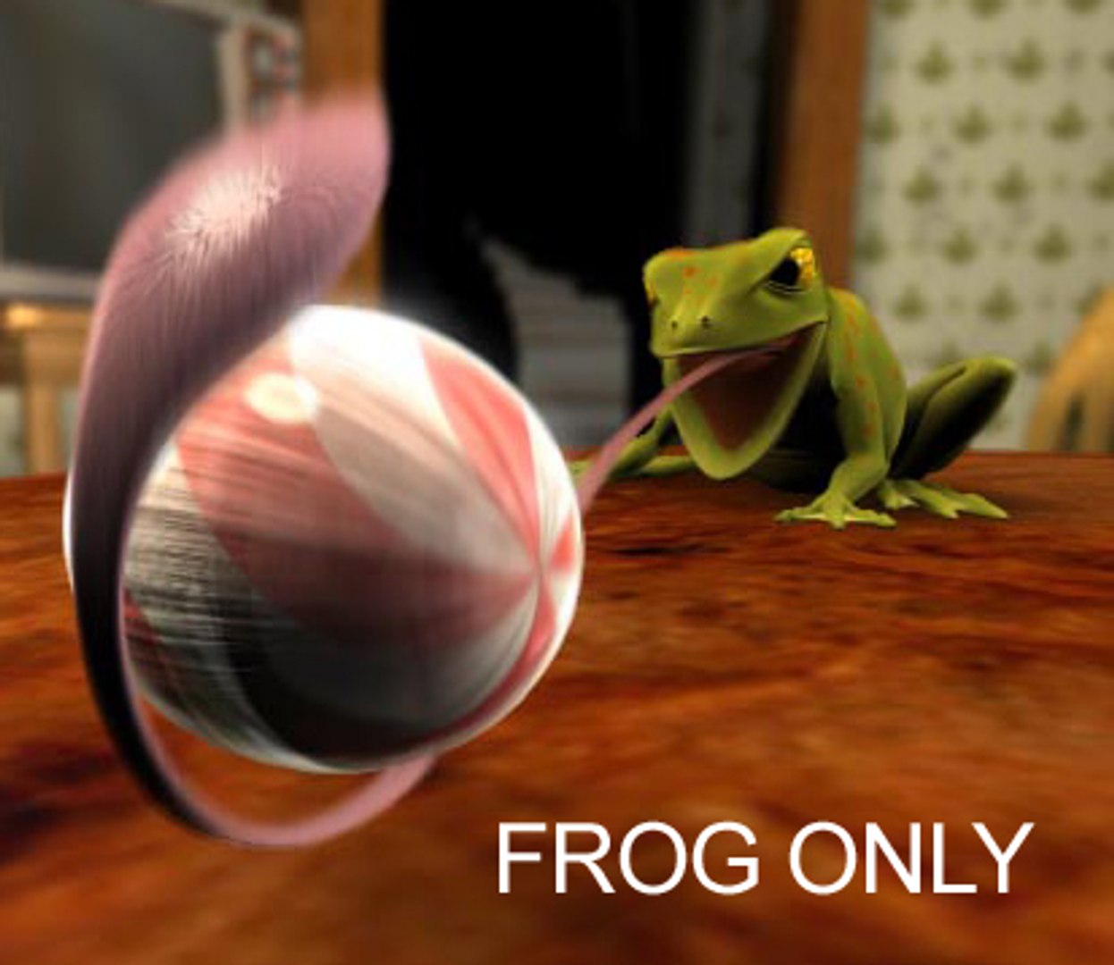 Stylized Frog 3d Model