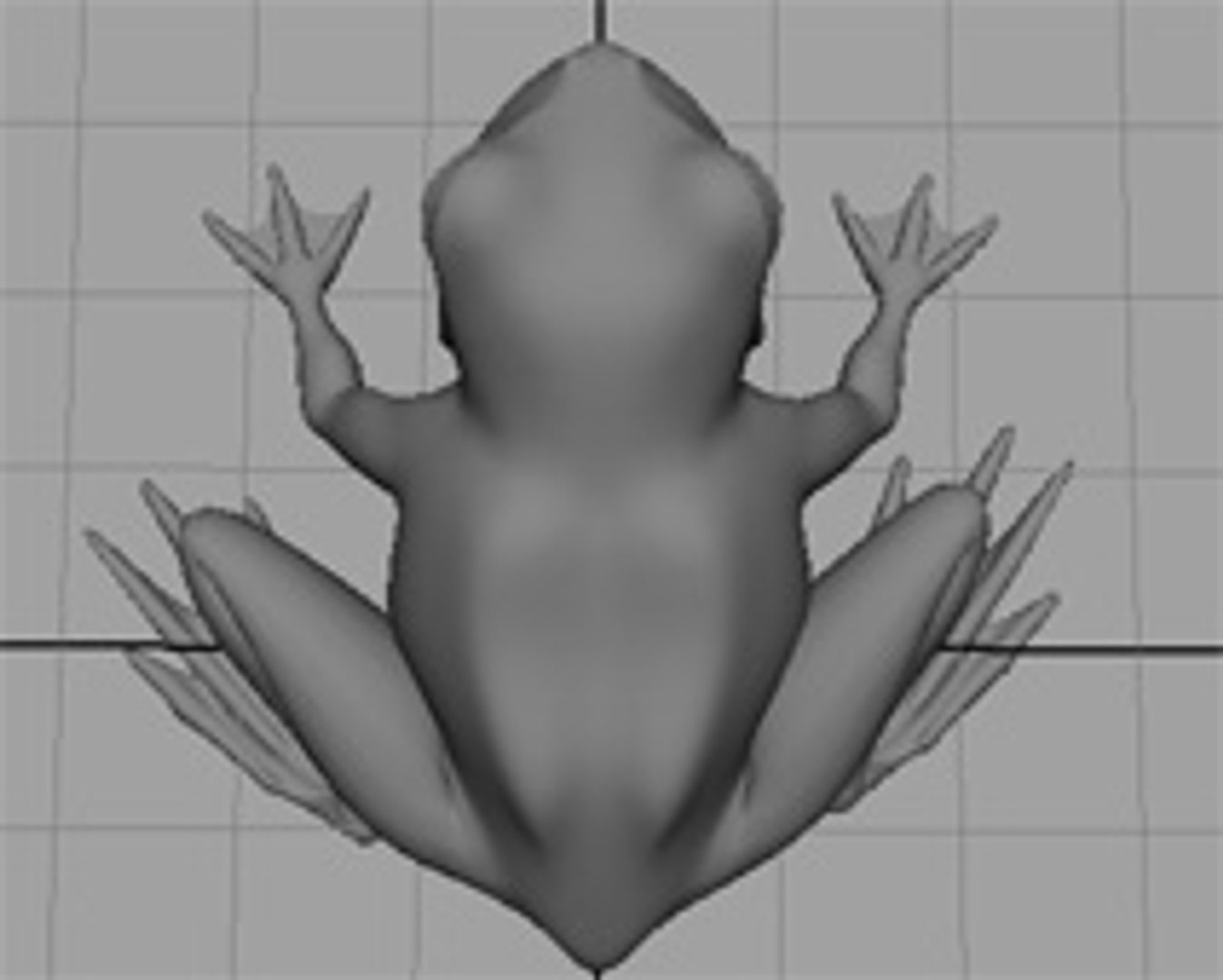 Stylized Frog 3d Model