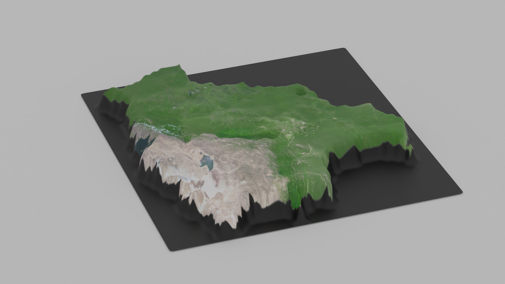3D Bolivia Map Country - TurboSquid 2075297