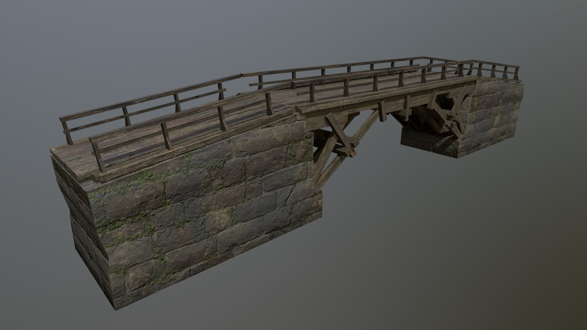 3D Model Medieval Bridge - TurboSquid 1923729