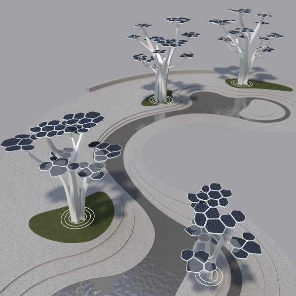 Solar street light 3D 모델 - TurboSquid 1969655