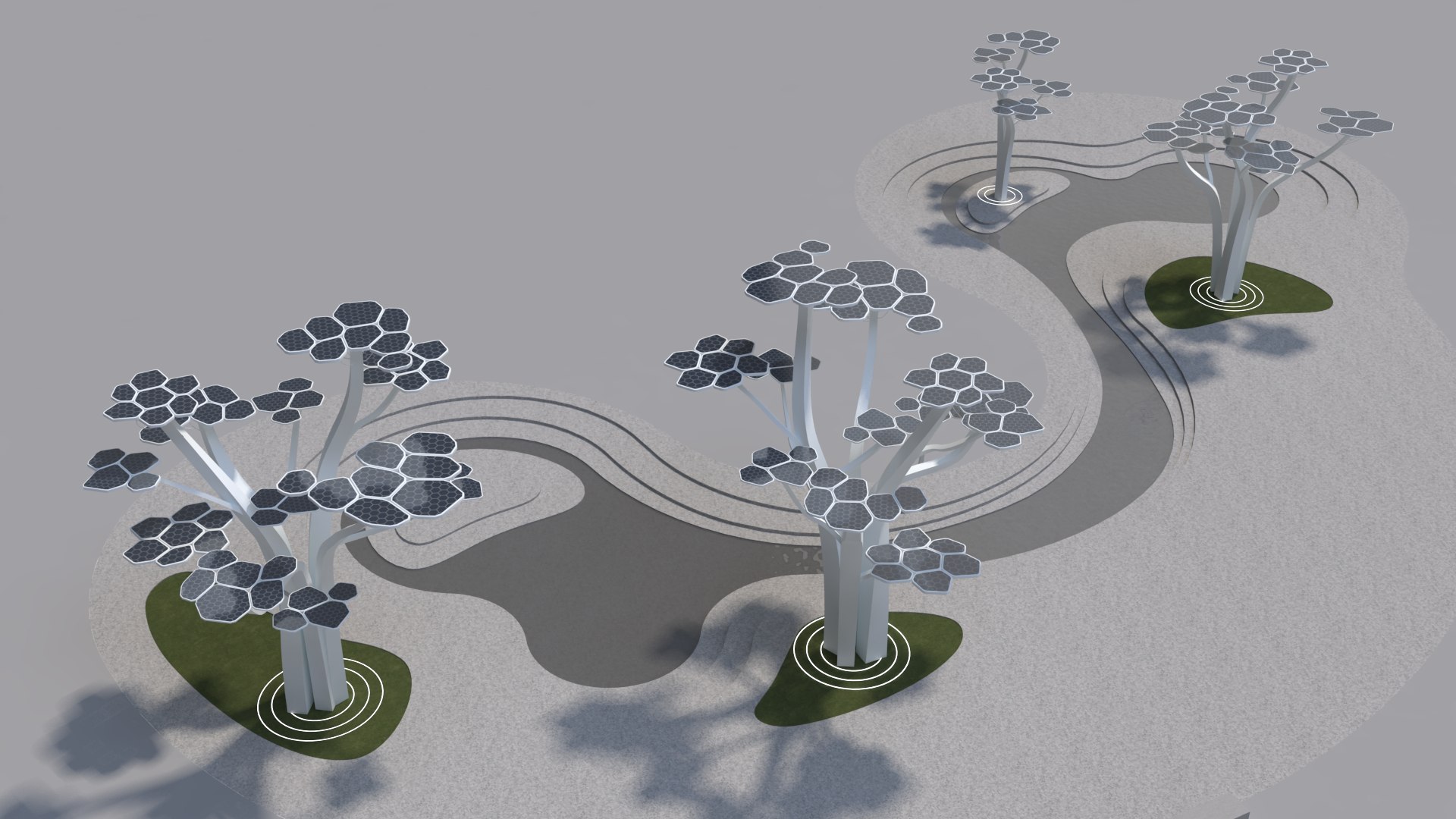 Solar Street Light 3D Model - TurboSquid 1969655