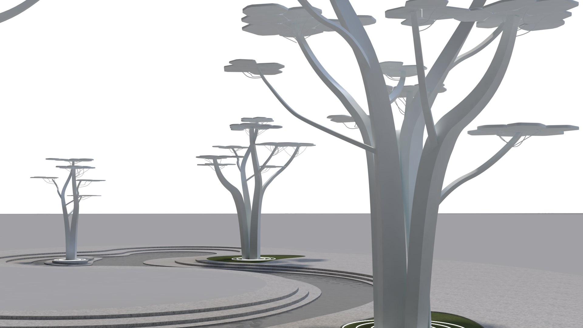 Solar Street Light 3D Model - TurboSquid 1969655