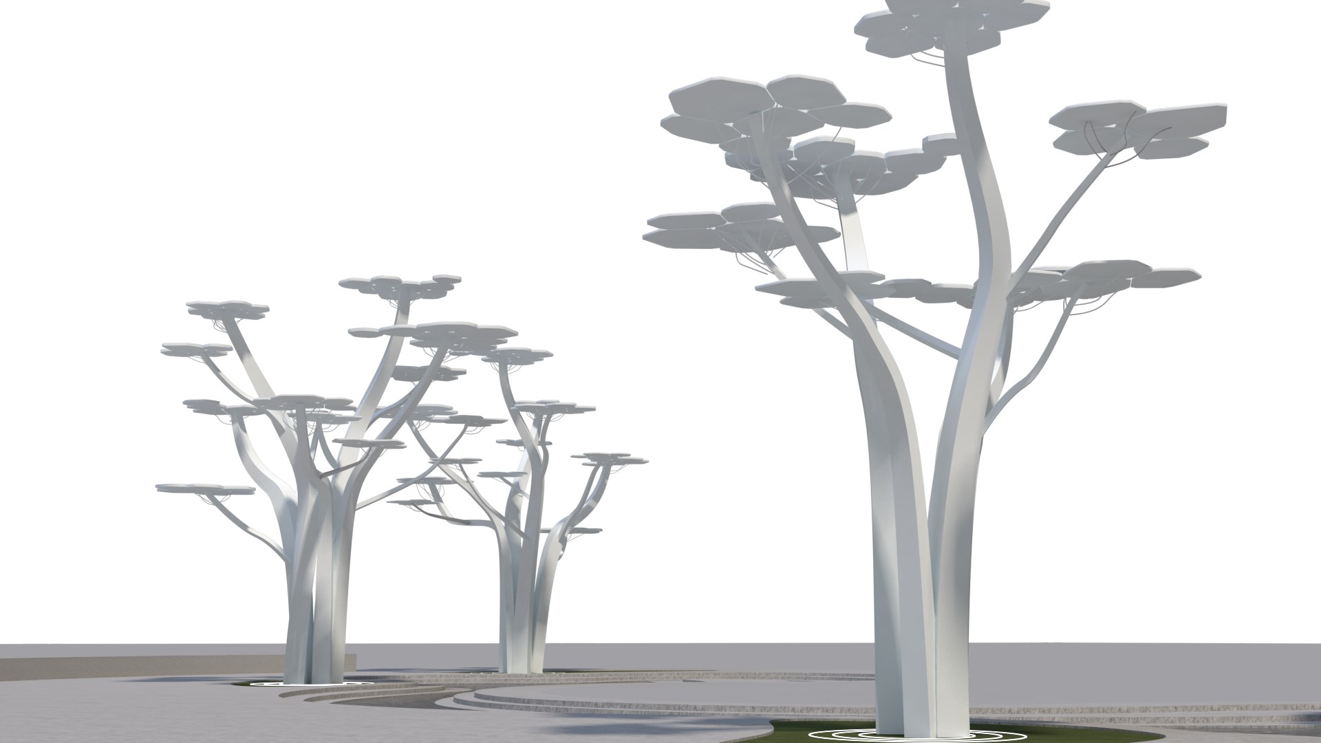 Solar Street Light 3D Model - TurboSquid 1969655