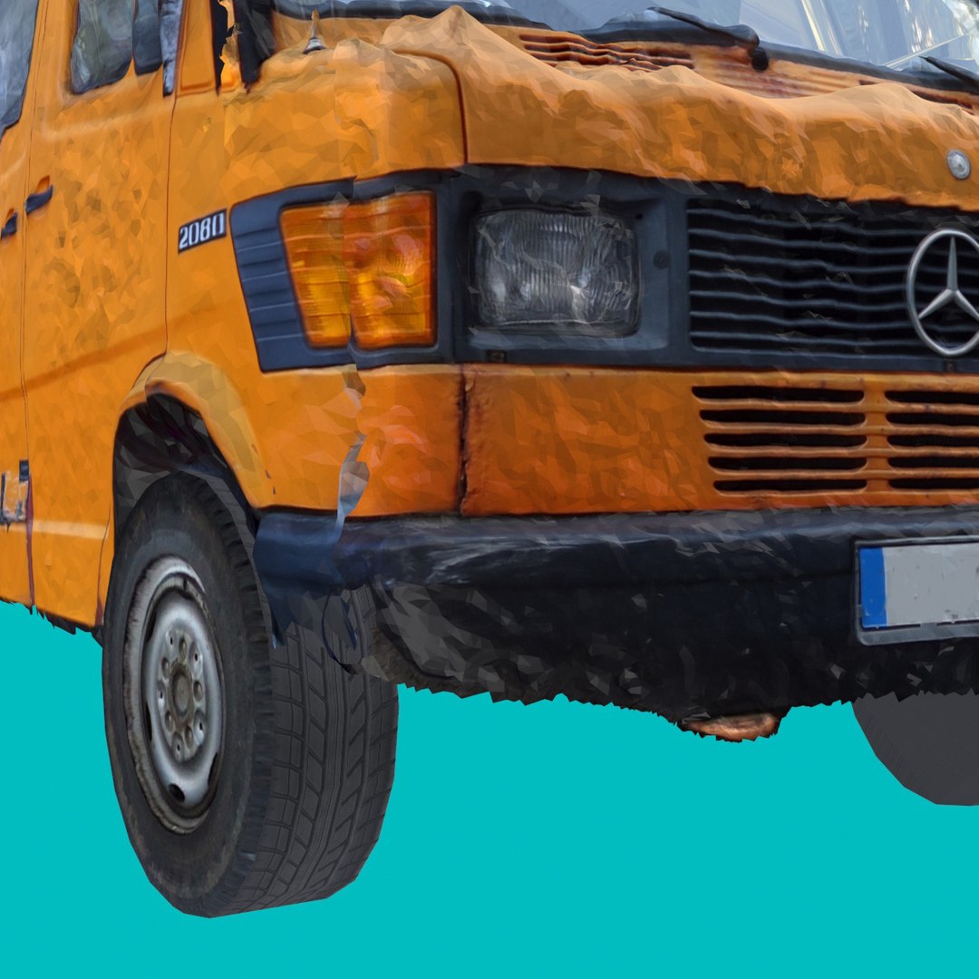 3d model mercedes benz 208d