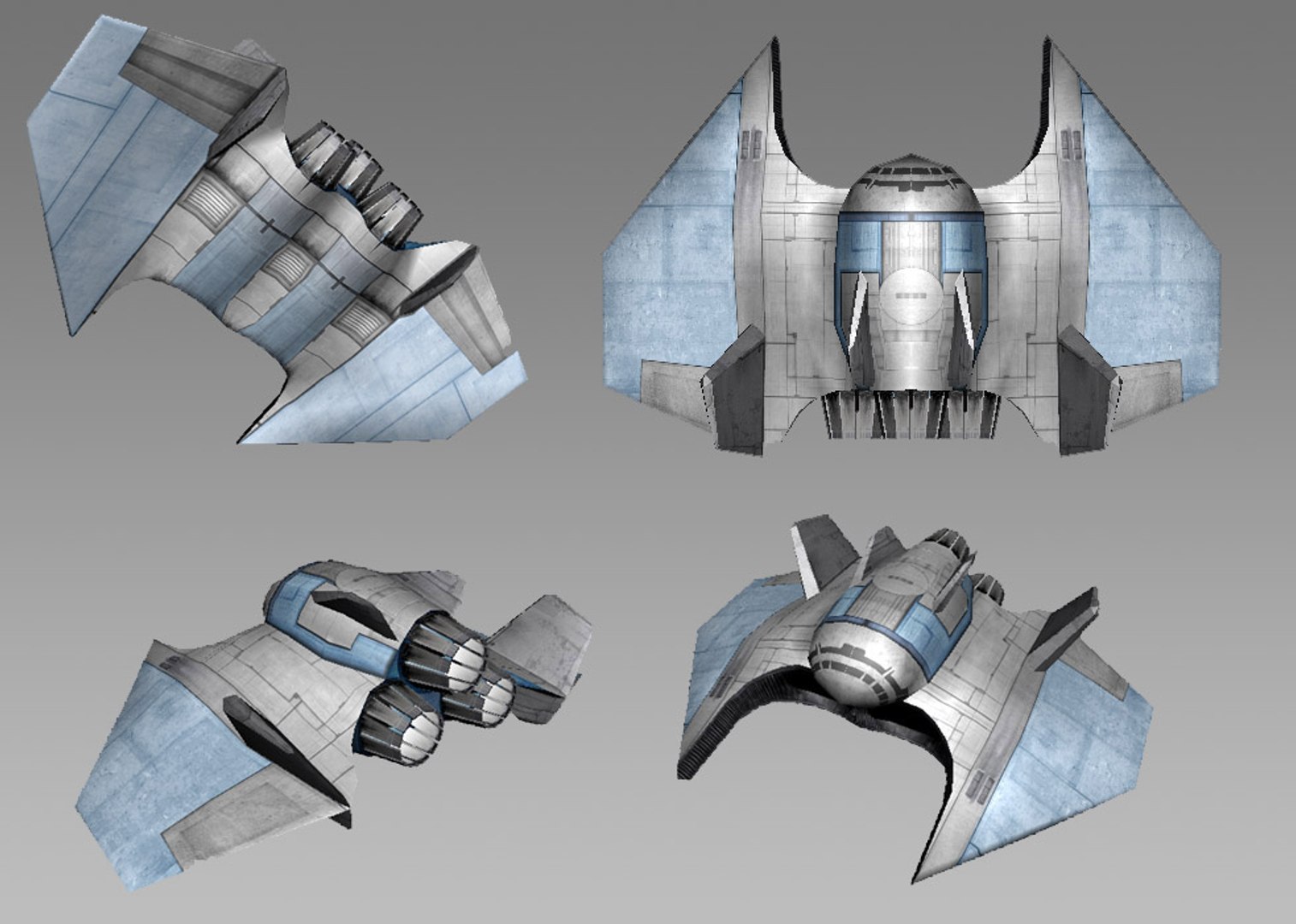Spacecraft Space 3d Obj