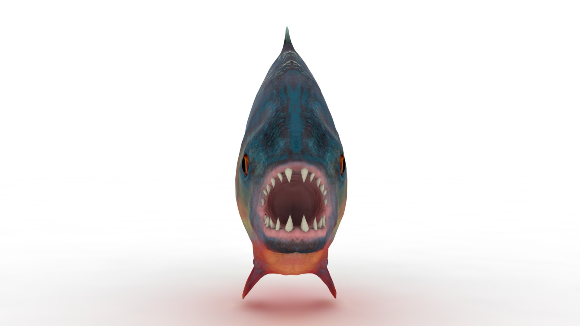 3D Piranha Fish Model - TurboSquid 2274596