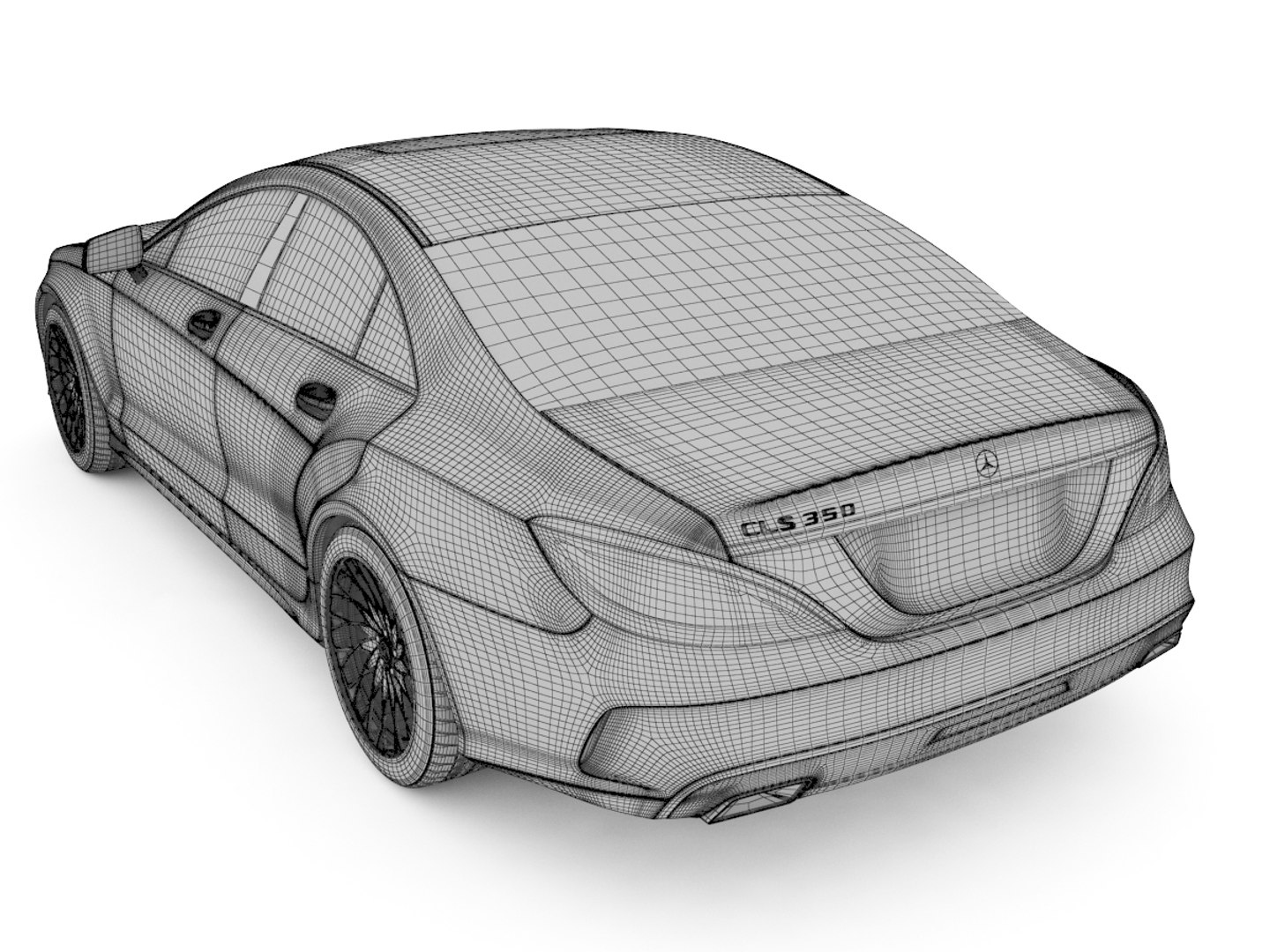3D Mercedes Benz Cls 2015 Model - TurboSquid 1341888