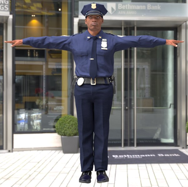 Police Officer Blender Models for Download | TurboSquid