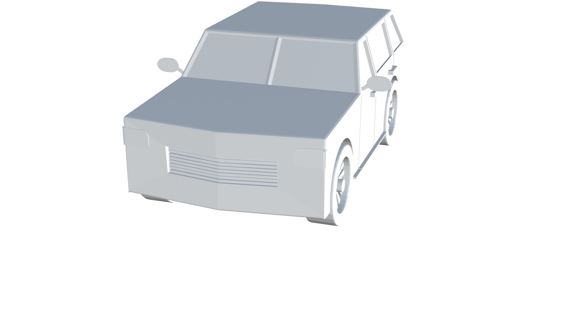 Poly Car 3D Model - TurboSquid 2432251