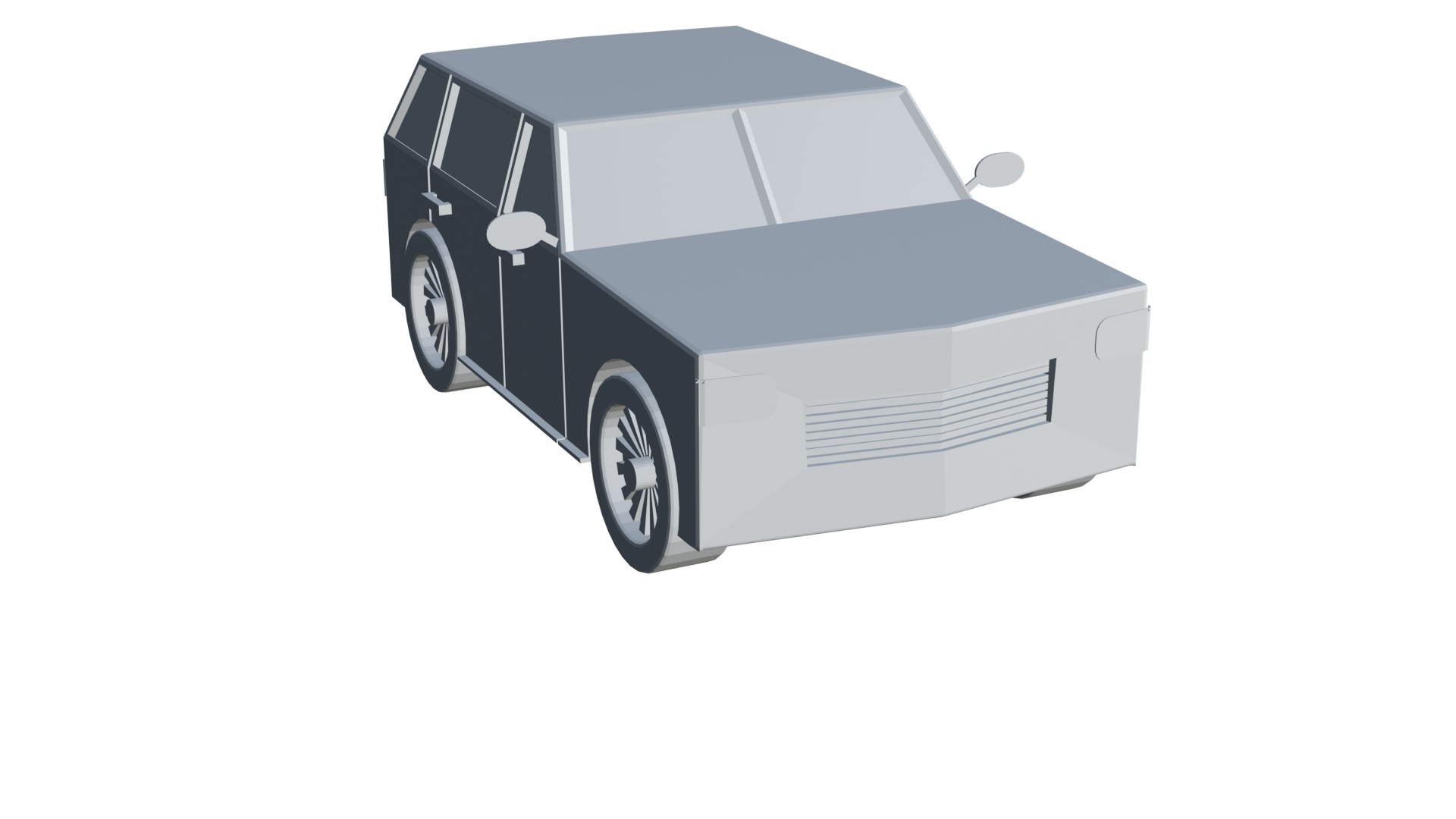 Poly Car 3D Model - TurboSquid 2432251