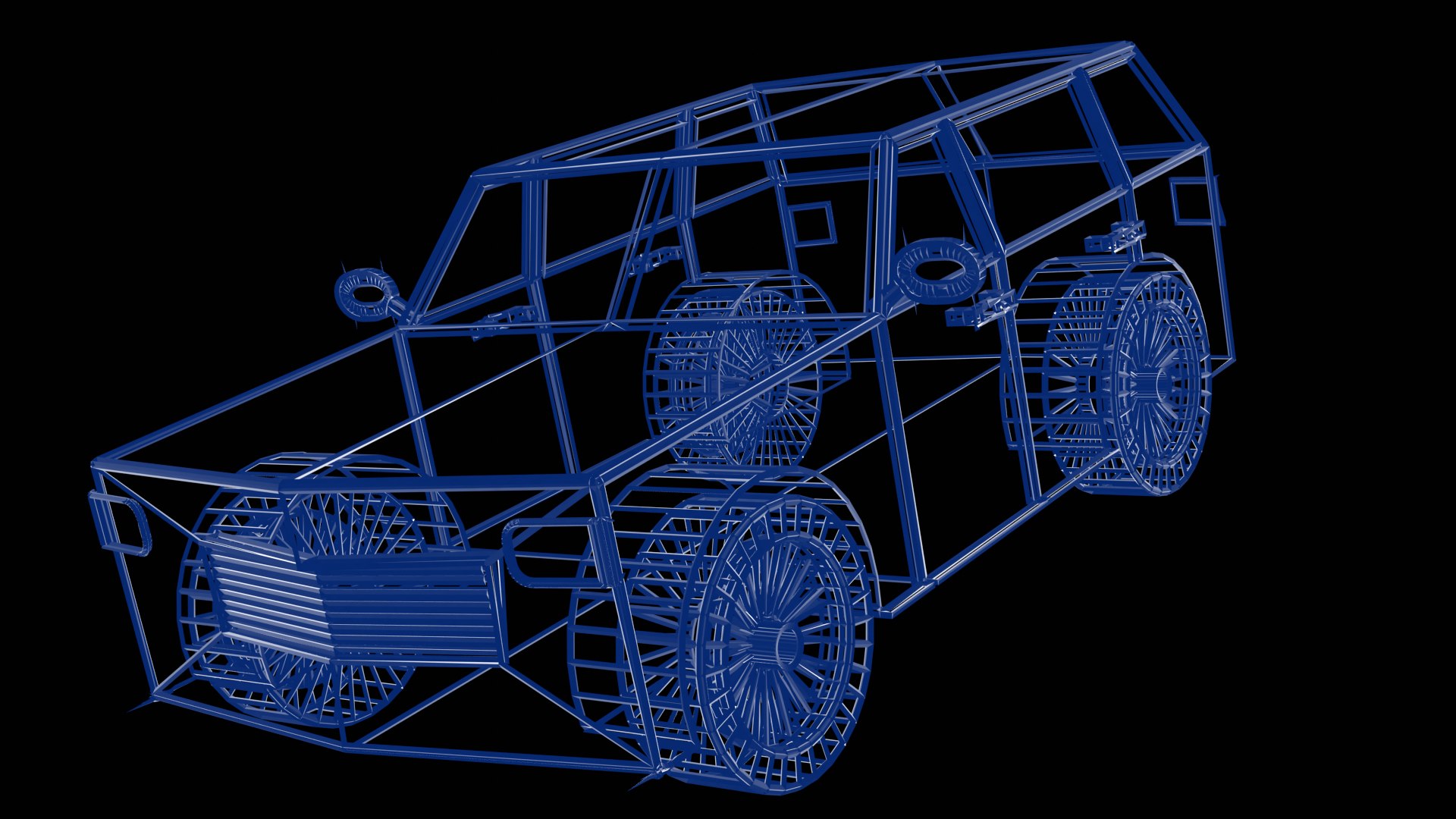 Poly Car 3D Model - TurboSquid 2432251
