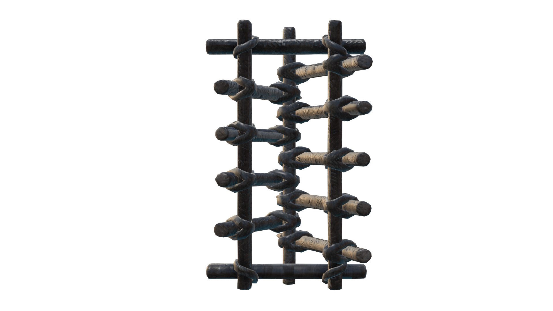 3D Model Low Poly Medieval Spiked Fence 3D Model - TurboSquid 2300111