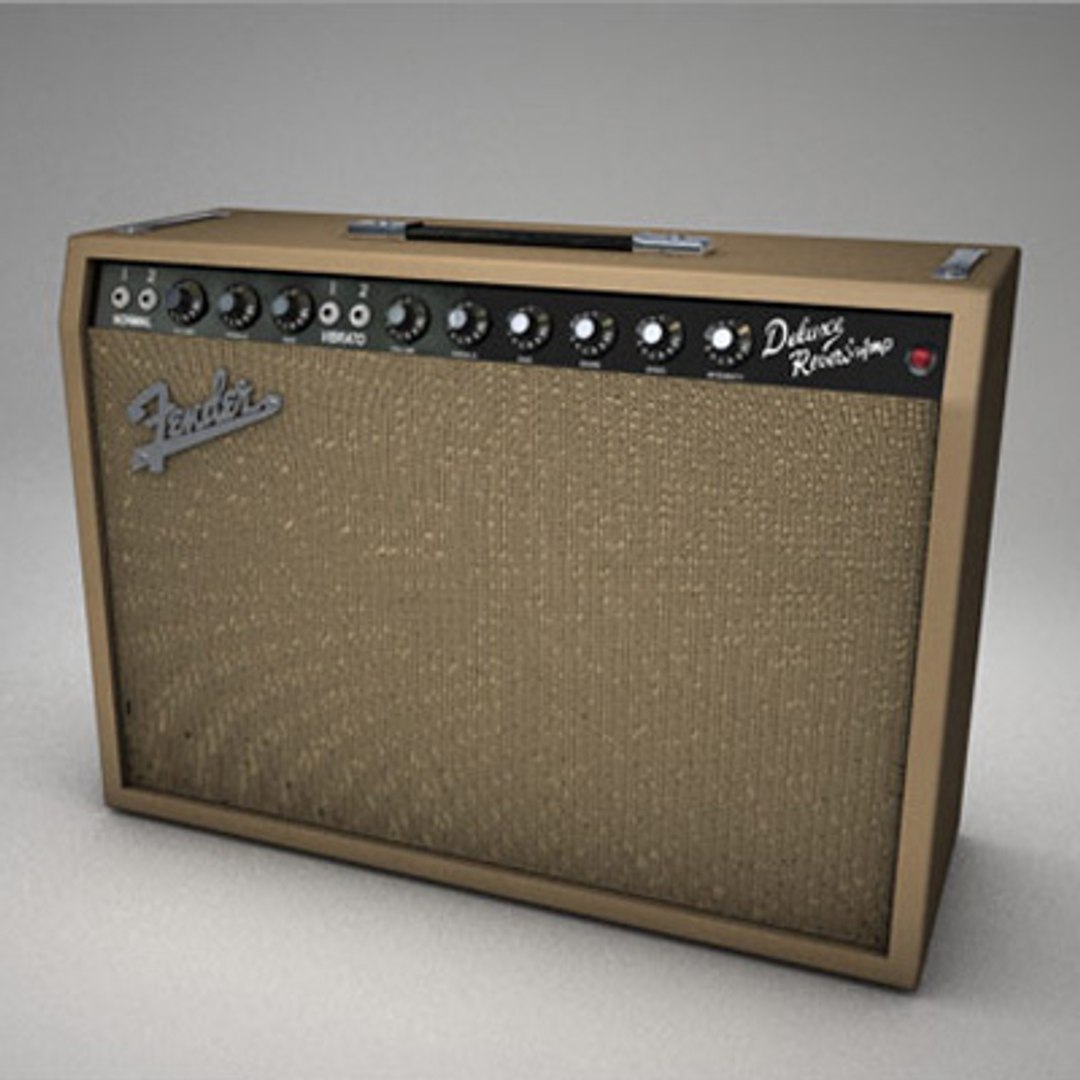 3d Model Fender Amp