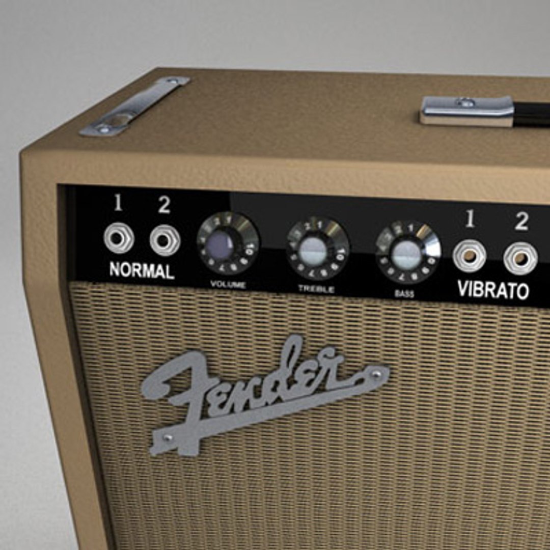 3d Model Fender Amp