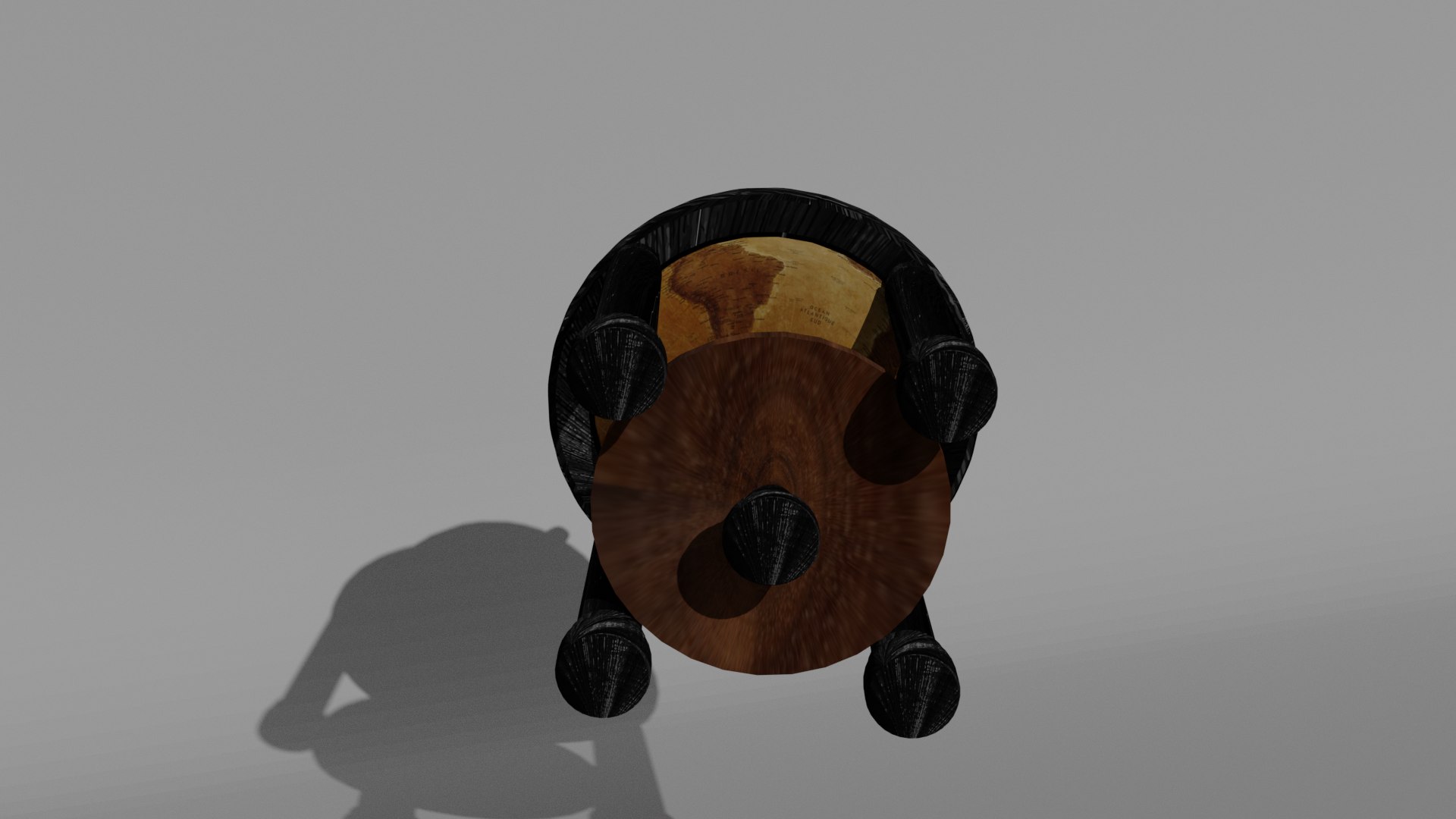 Terrestrial Globe Vintage 3D Model - TurboSquid 1956601