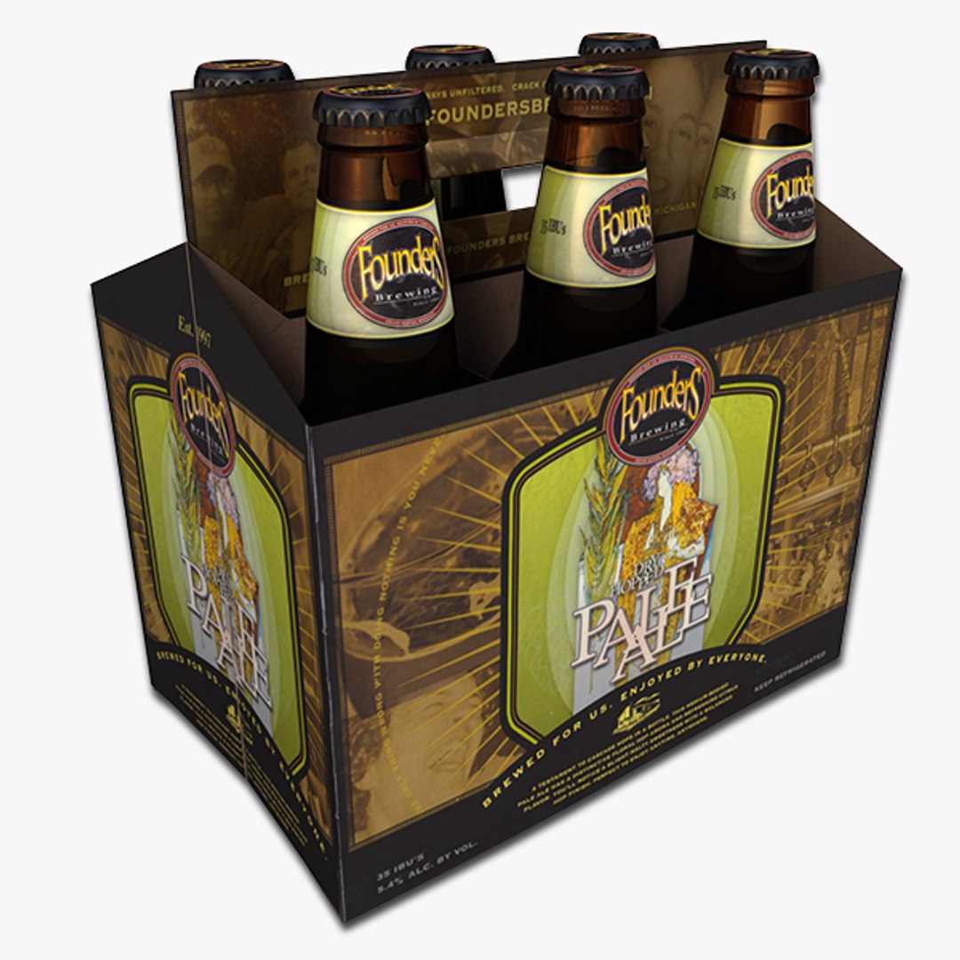 Pack Founders Beer 3d Max