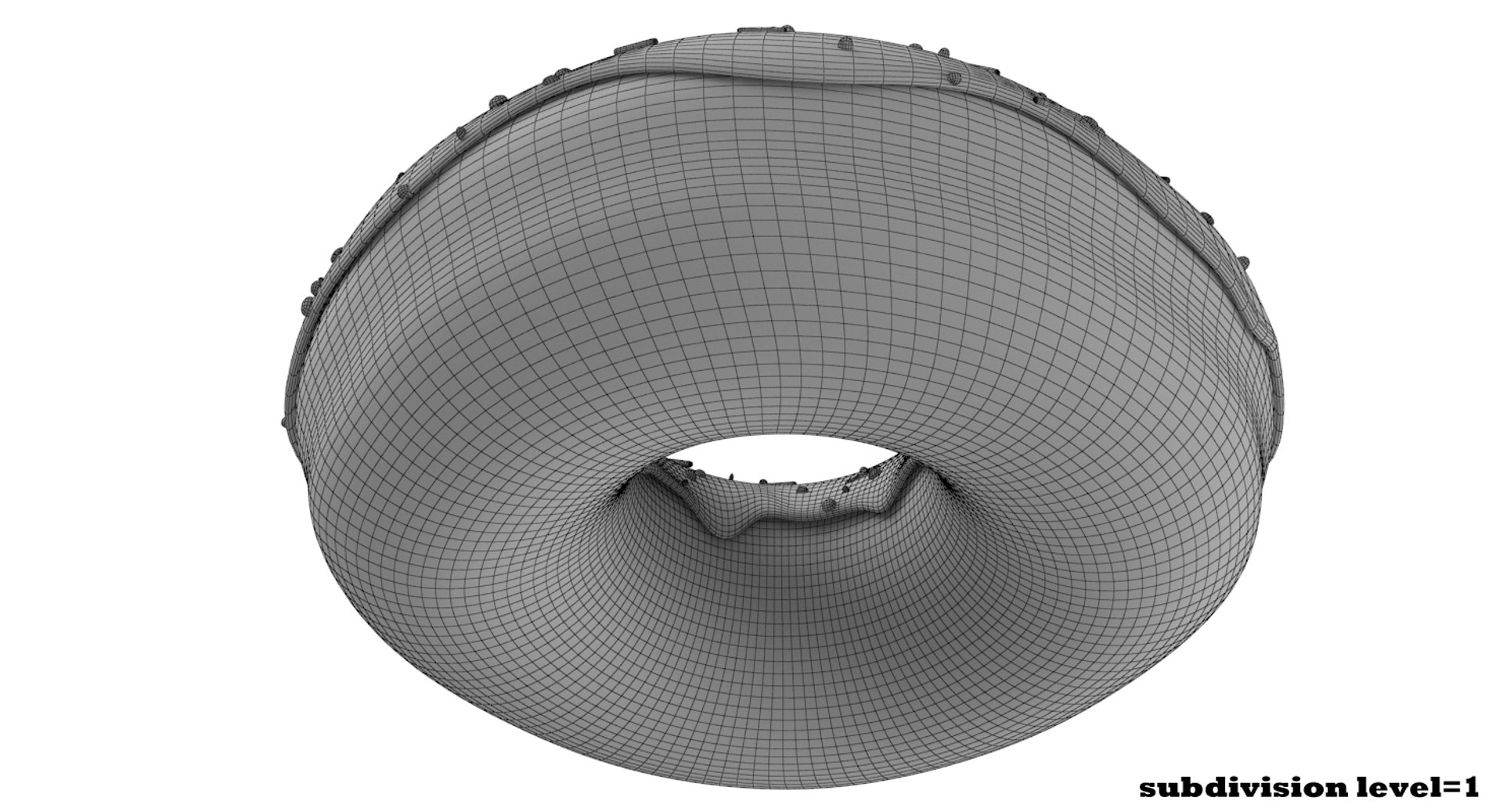 3D Donut Modeled Model - TurboSquid 1310839